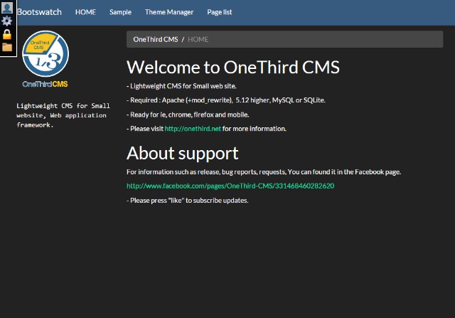 darkly | OneThird CMS